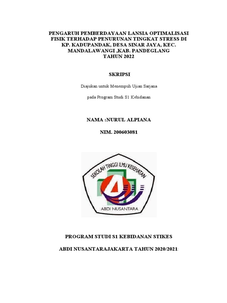 Skripsi Full Bidan Nurul | PDF