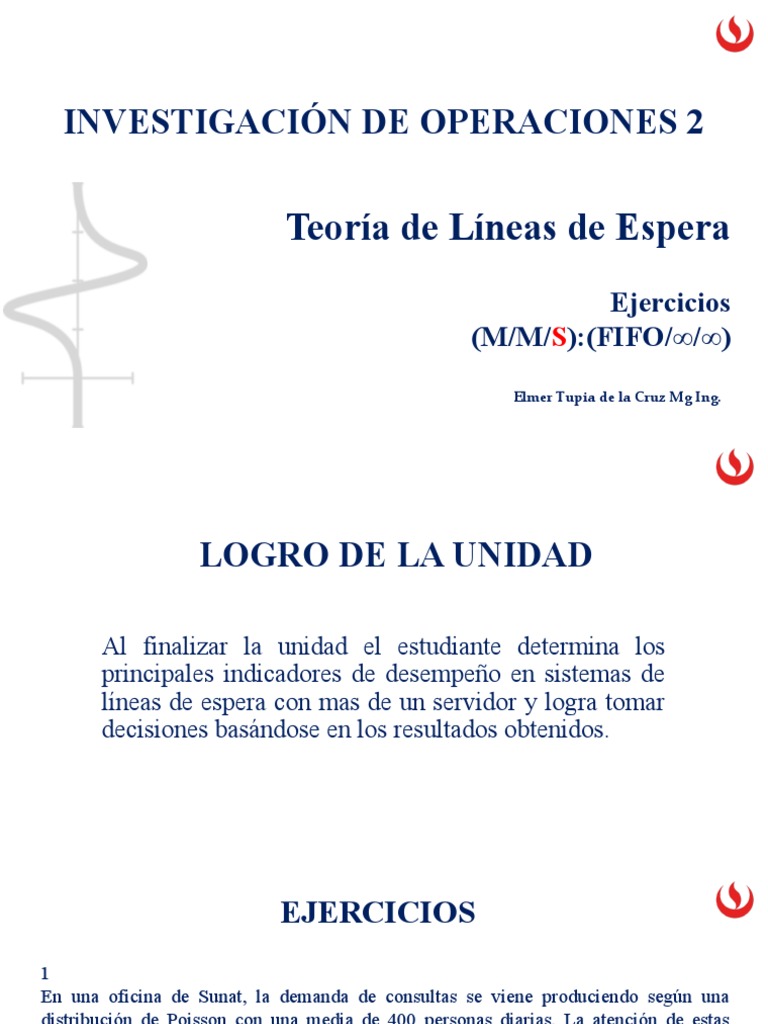 SEM4 Unidad 2 - 04 Modelo de Colas - Ejercicios M M S | PDF | Science | Matemáticas