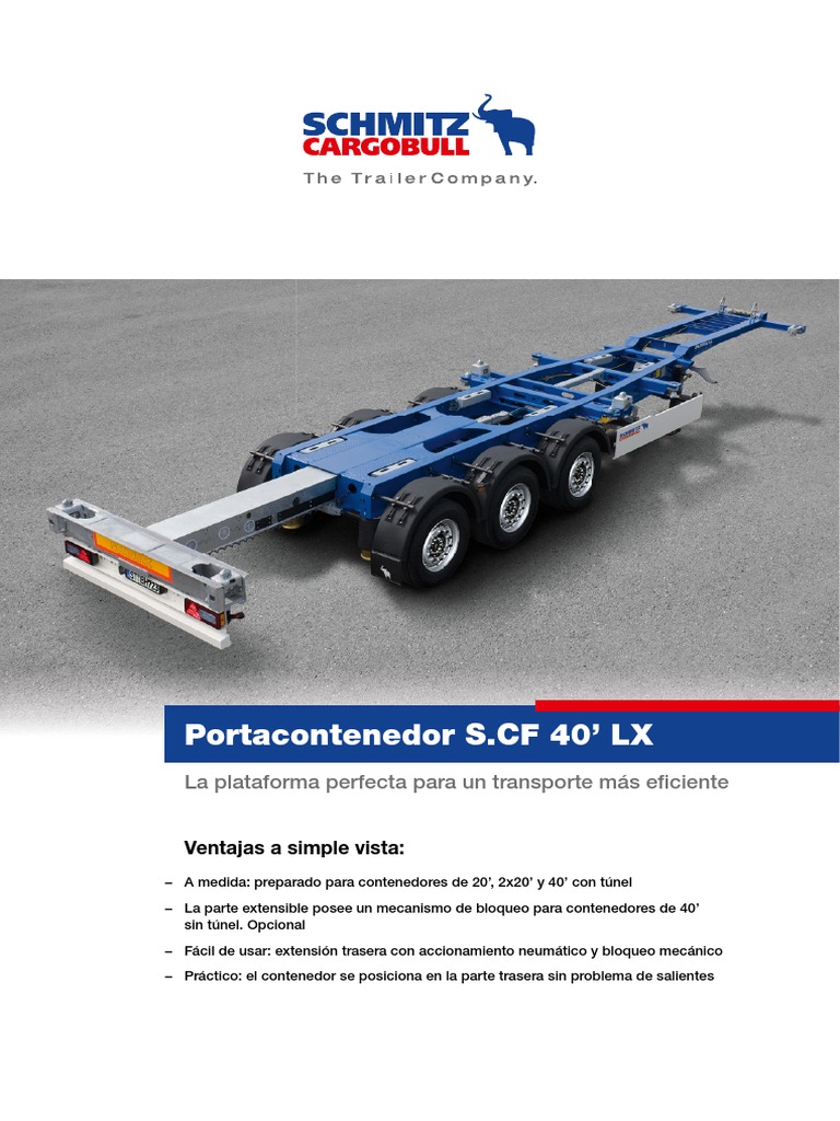 Folleto SCF 40 Schmitz Cargobull | PDF