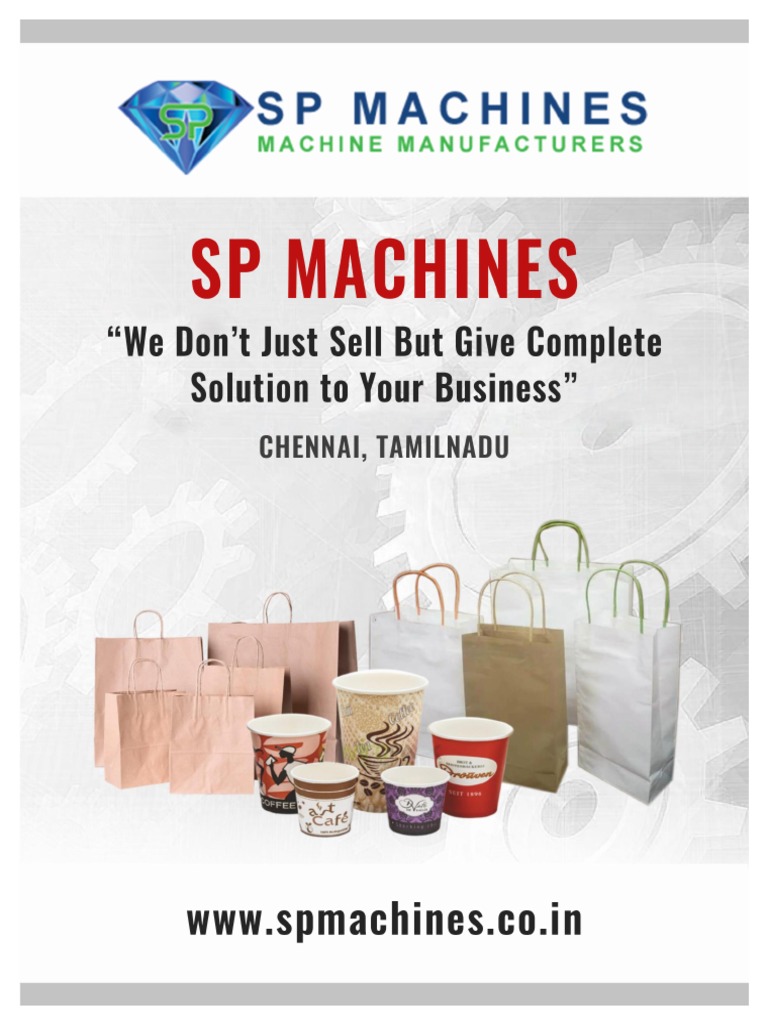 SP MACHINES Catalogue 1 | PDF