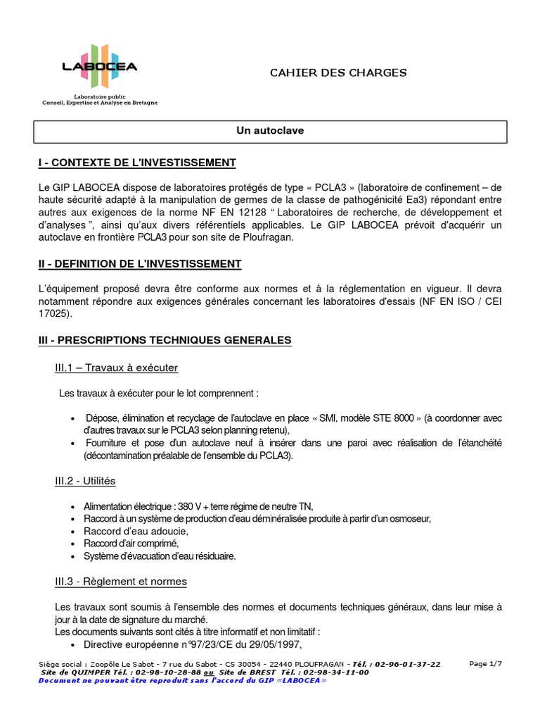 Cahier - Des .Charges | PDF