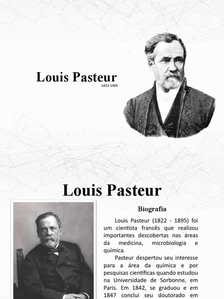 Louis Pasteur | PDF | Louis Pasteur | Abiogênese