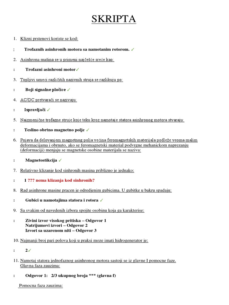 Energetika - II Kolokvijum | PDF