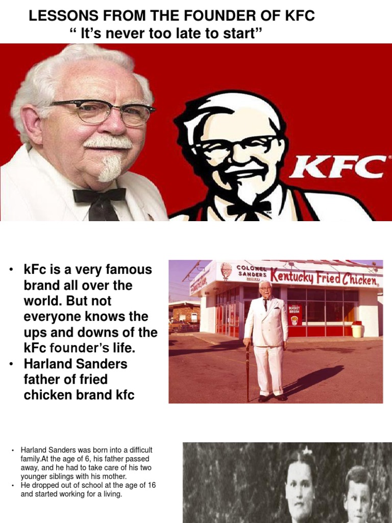 Inspiring Journey of KFC's Founder | PDF