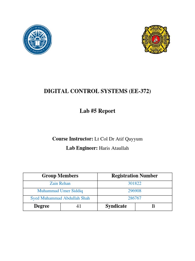 DCS Lab 5 Report (Zain, Umer, Abdullah) | PDF | Electric Motor | Torque