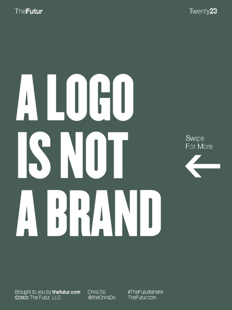 A Logo Is Not A Brand 1675388051 | PDF | Brand | Communication Design