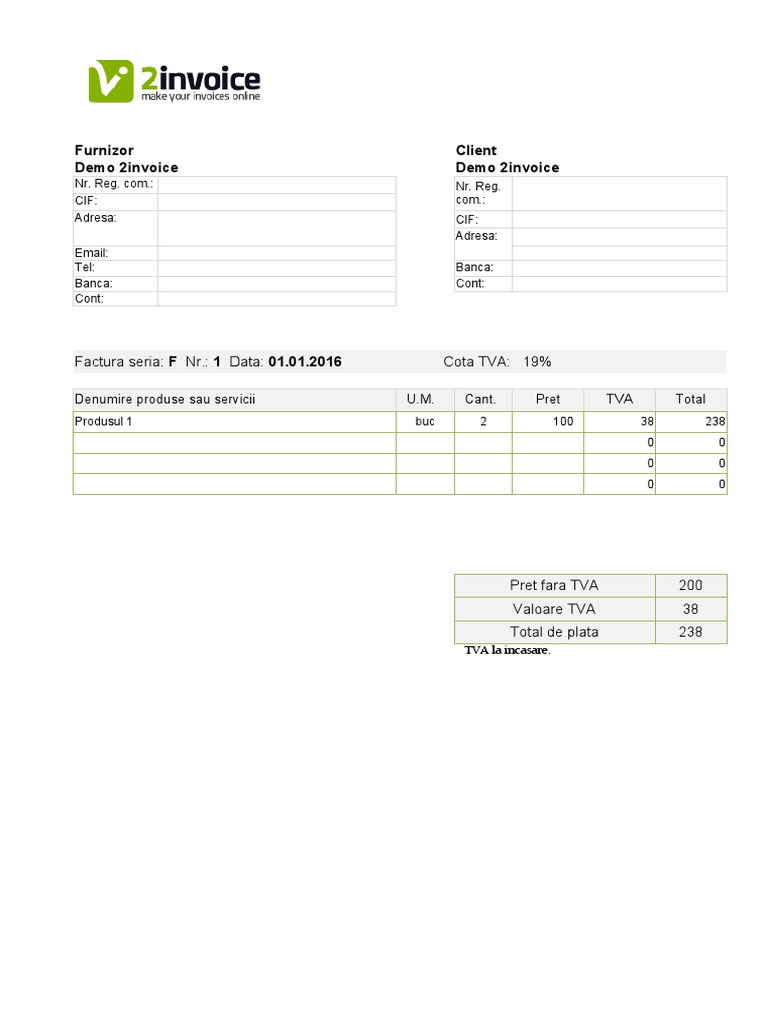 Model_Factura_cu-TVA | PDF