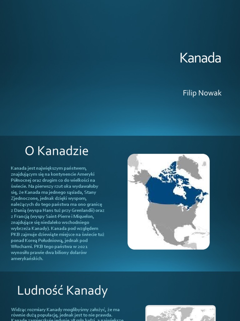 Prezentacja Kanada | PDF