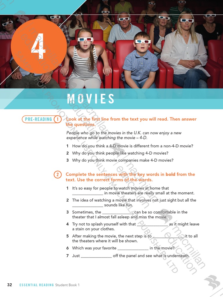 Essential Reading 2nd Edition Level 1 Students Book Unit 4 Sample | PDF ...