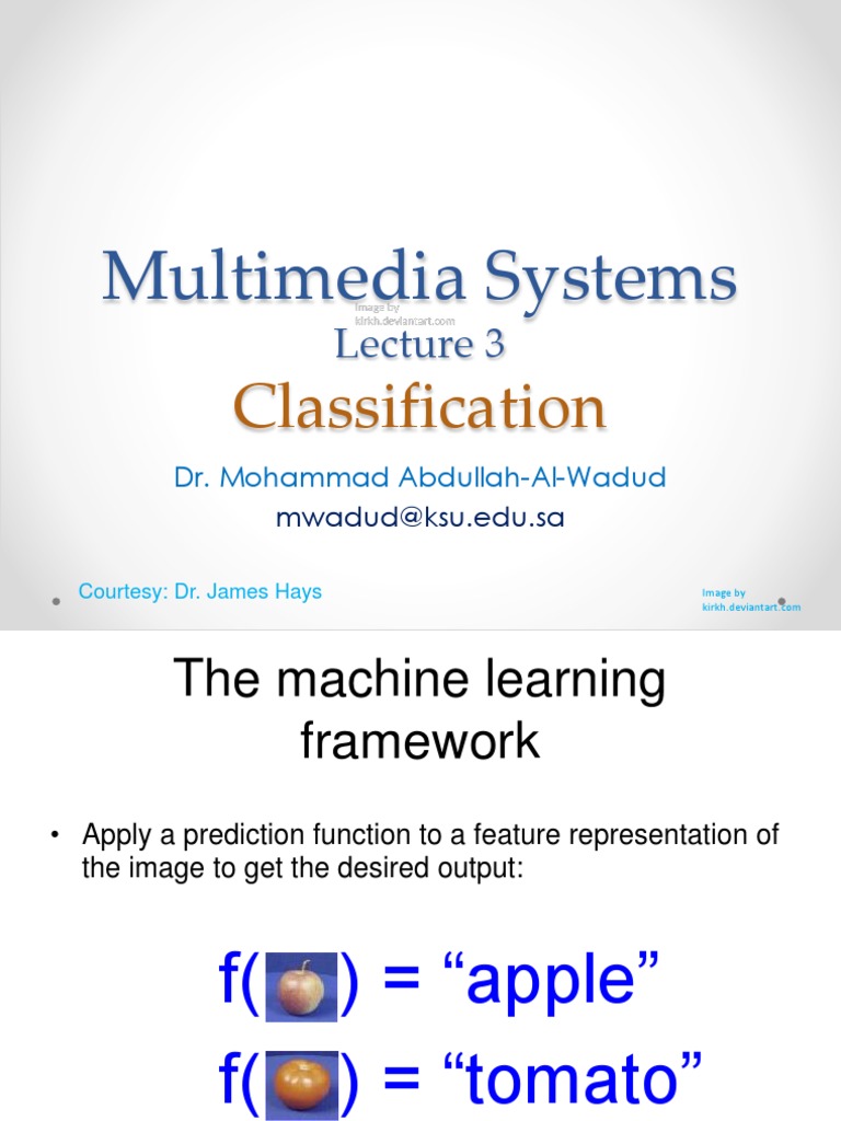 SWE622 Lecture 3 Classification | PDF | Support Vector Machine | Statistical Classification