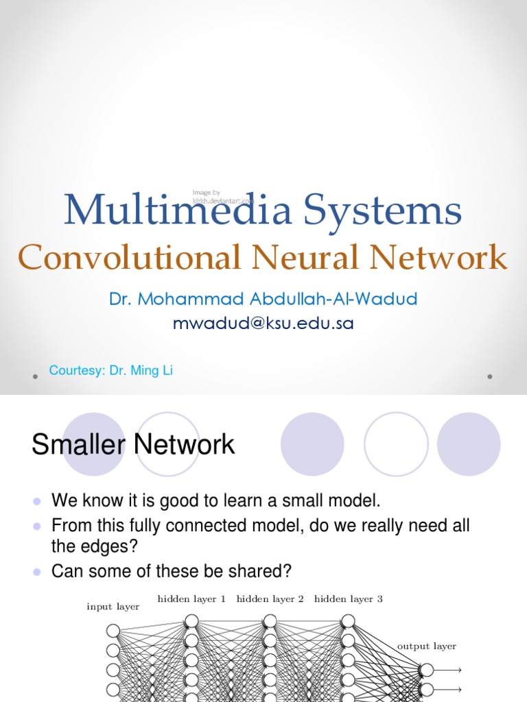 SWE622 Lecture 5 CNN | PDF | Applied Mathematics | Cybernetics SWE622 Lecture 5 CNN | PDF | Applied Mathematics | Cybernetics