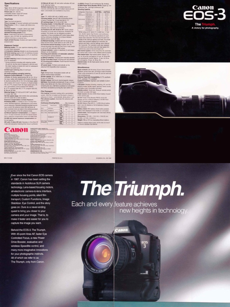 EOS3 Brochure | PDF