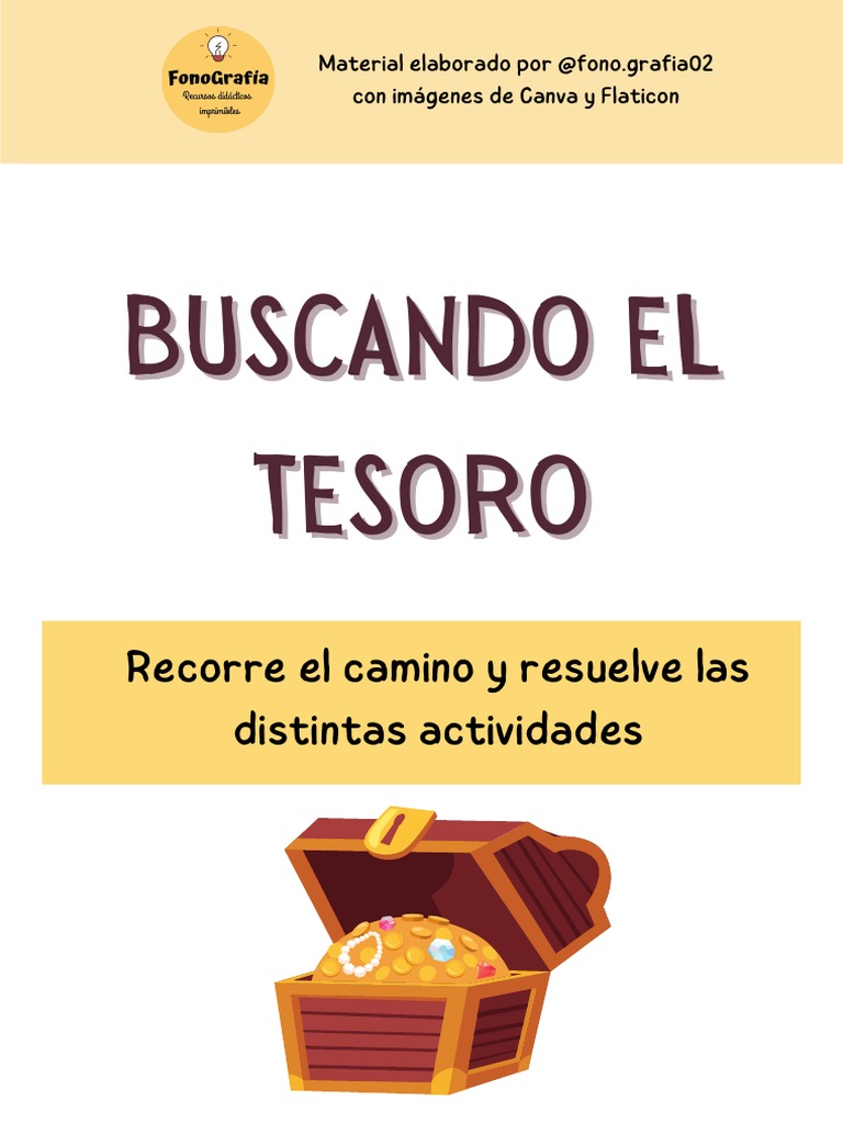 Actividades para Encontrar el Tesoro | PDF