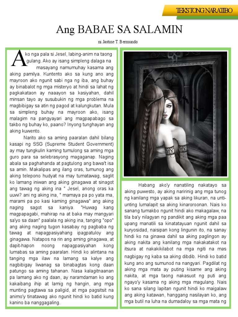 Ang Babae Sa Salamin | PDF