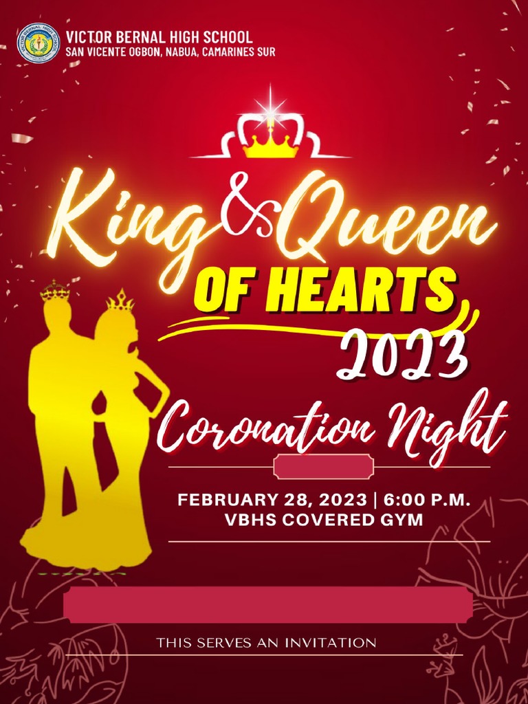 KING AND QUEEN OF HEARTS PROGRAMME 2023-Finalizing1 | PDF | Lady ...