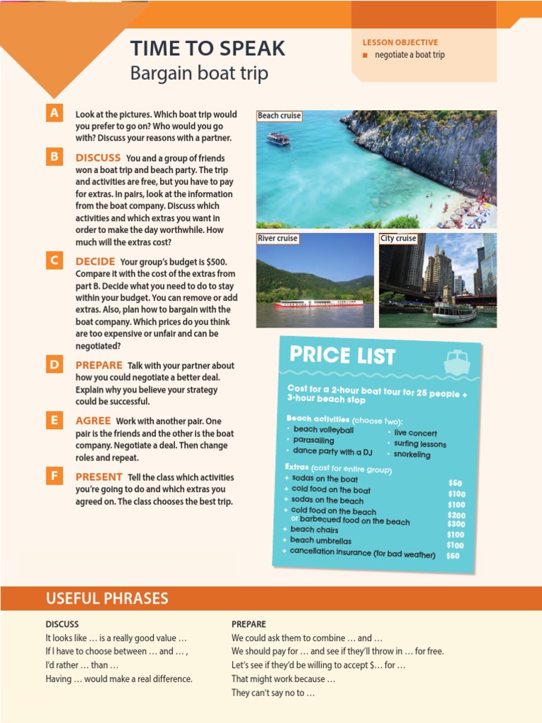 BUS Program Evolve 5 Lesson Plan 7 Handout 4 | PDF