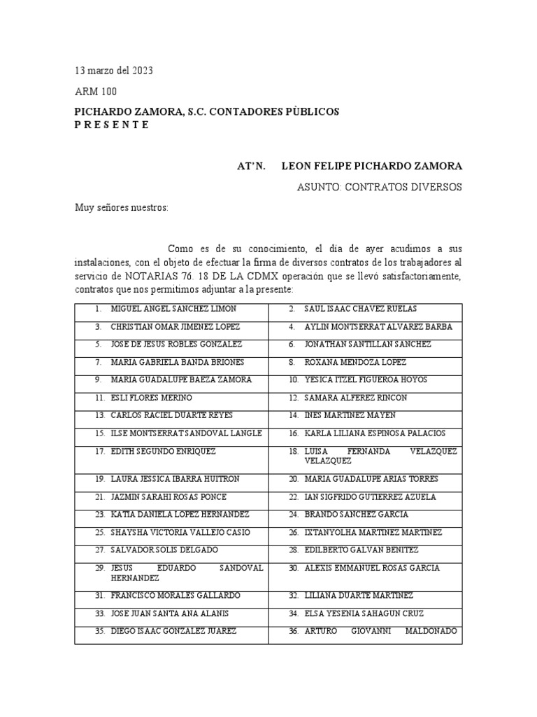 Carta Informativa 100 | PDF