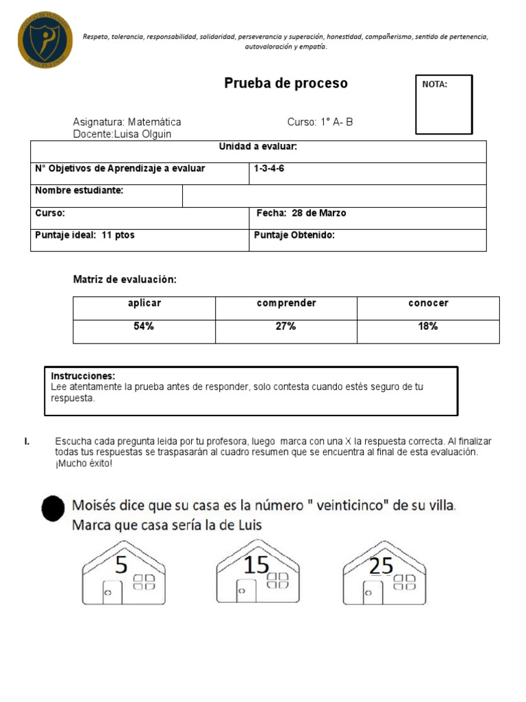 Prueba 1 Basico | PDF