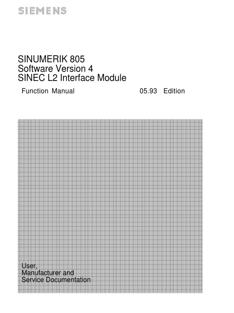 273 805 SW4 SINEC L2 Interface Module Functional Manual | PDF | Computing