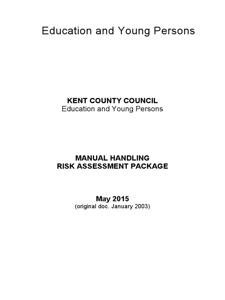 Manual Handling Risk Assessment | PDF | Risk | Risk Assessment