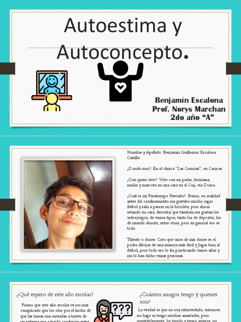 Autoestima y Autoconcepto | PDF