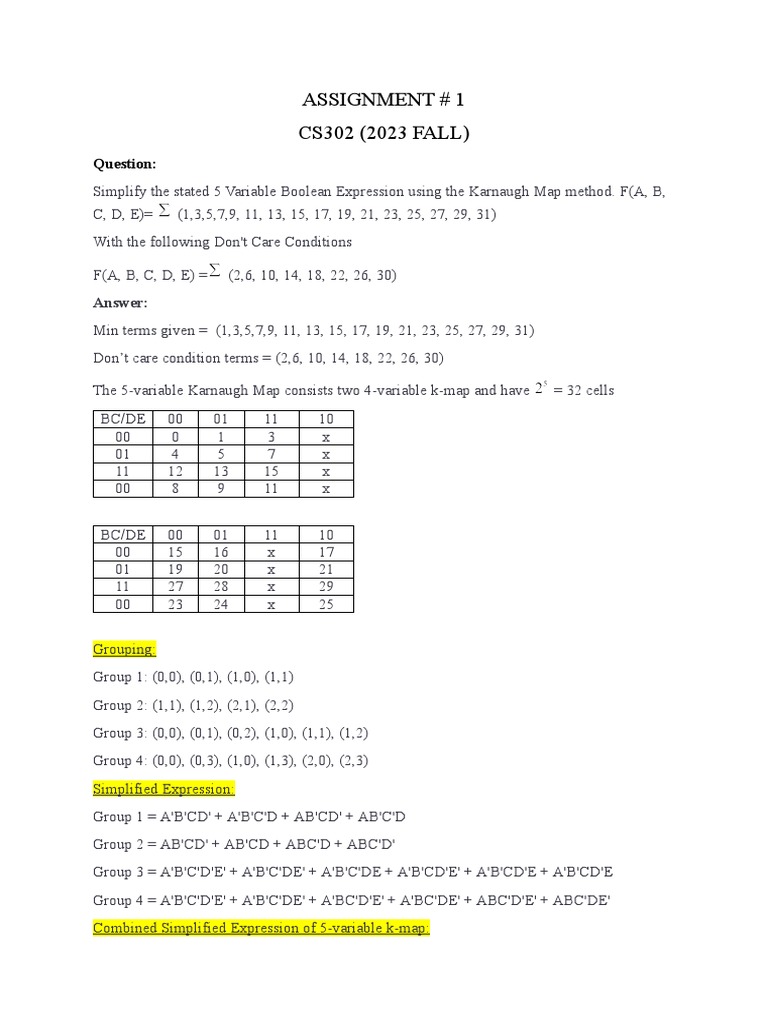Assignment Solution Cs302 2023 Pdf