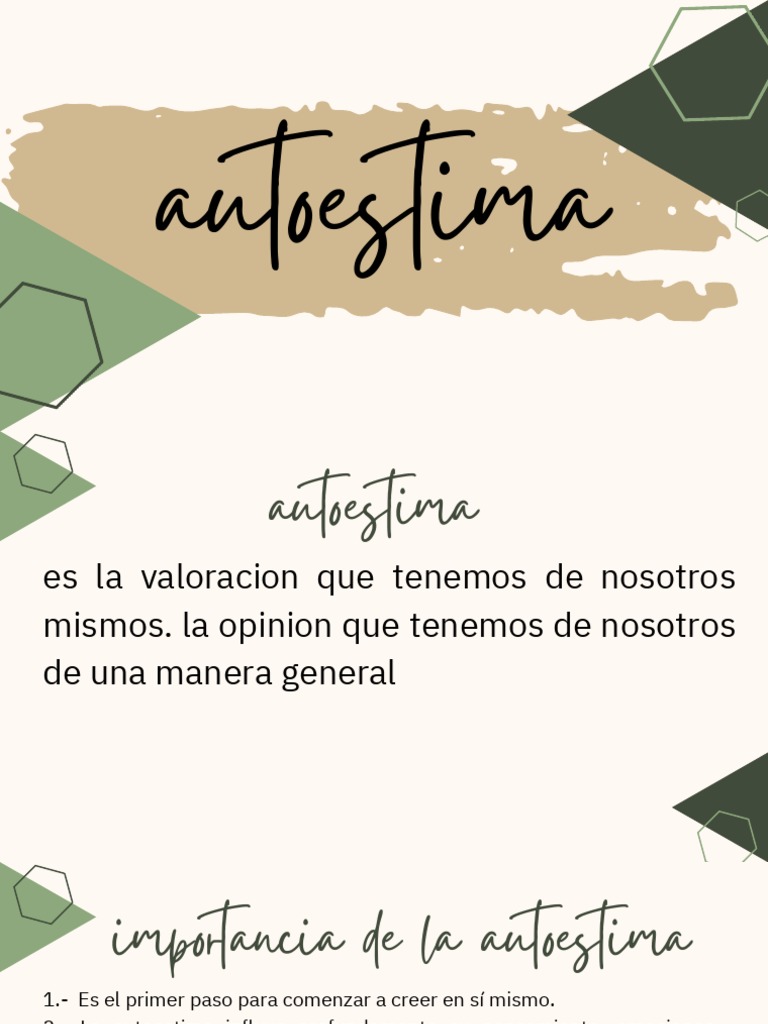 Atoestima | PDF | Autoestima | Metafísica de la mente