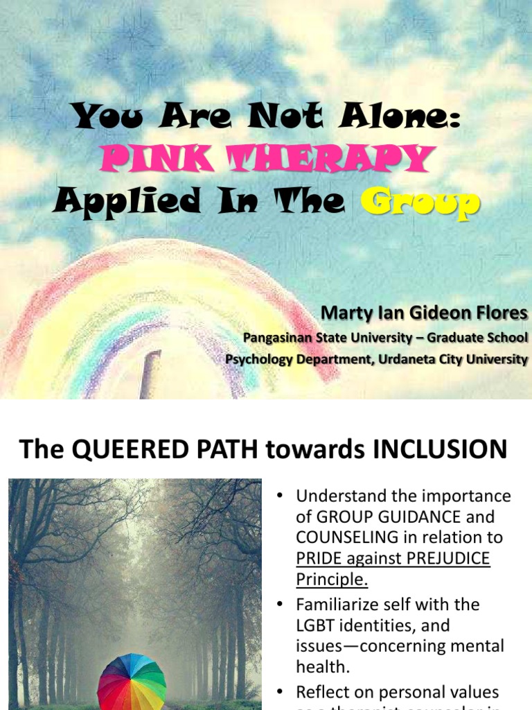 Pink Therapy and The Group LGBT Affirmat | PDF | Psychotherapy ...