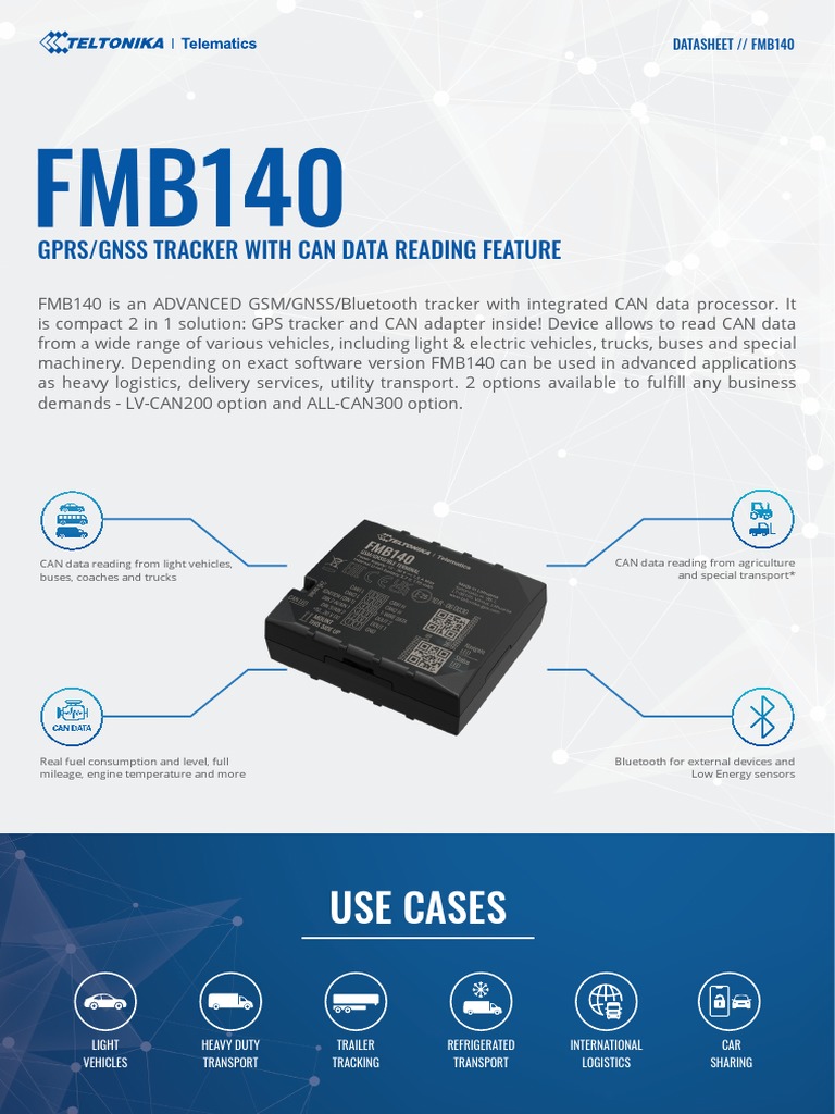 Datasheet FMB140 | PDF | Computer Engineering | Computing