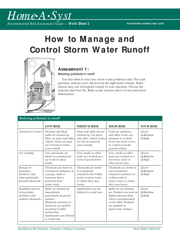 (Home) How To Manage and Control Storm Water Runoff | PDF | Stormwater ...