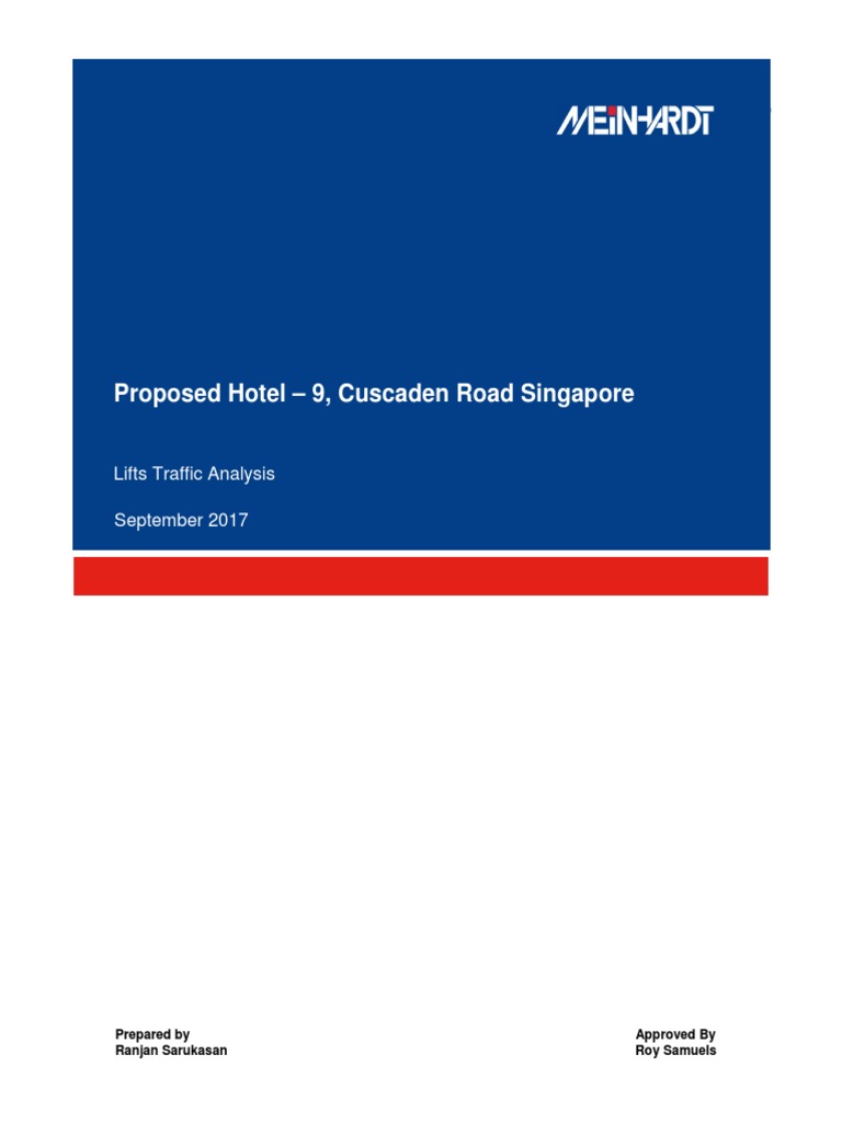 Sample Of Lift Traffic Analysis Report PDF