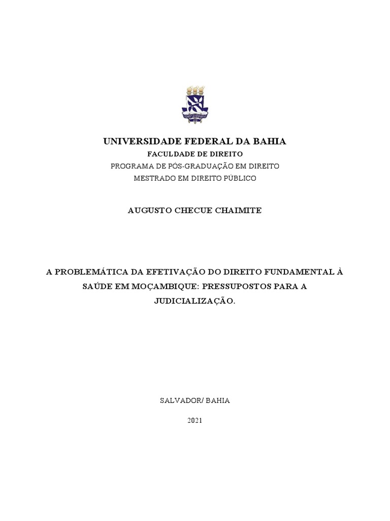 Chaimite 2021 | PDF | Moçambique | Constituição