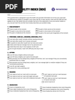 MG Composite Score | PDF | Weakness | Anatomical Terms Of Motion