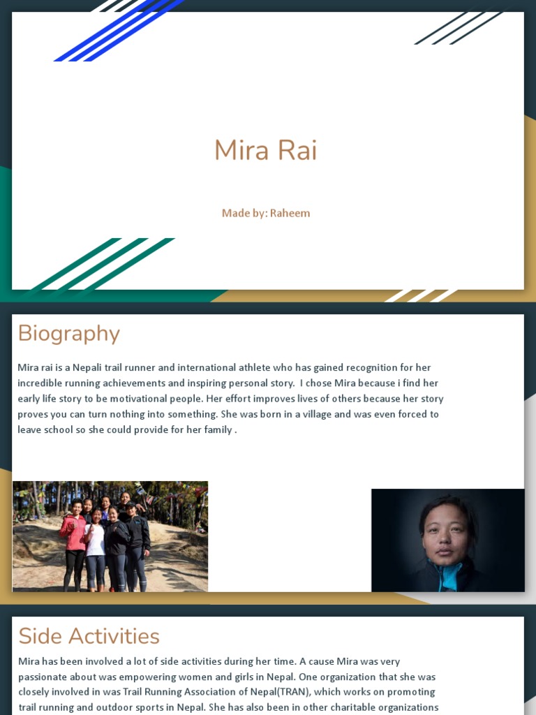 Mira Rai | PDF | Running | Physical Exercise
