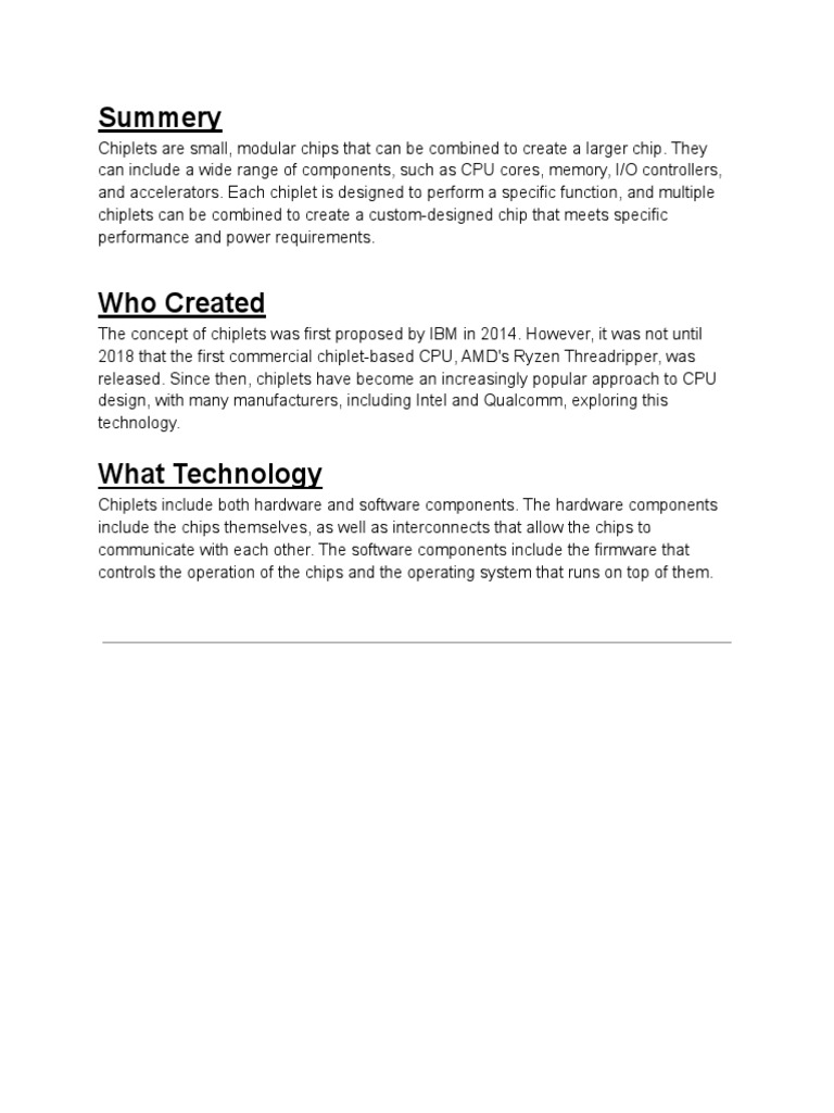 Media Review (Chiplets) | PDF | Central Processing Unit | Integrated Circuit