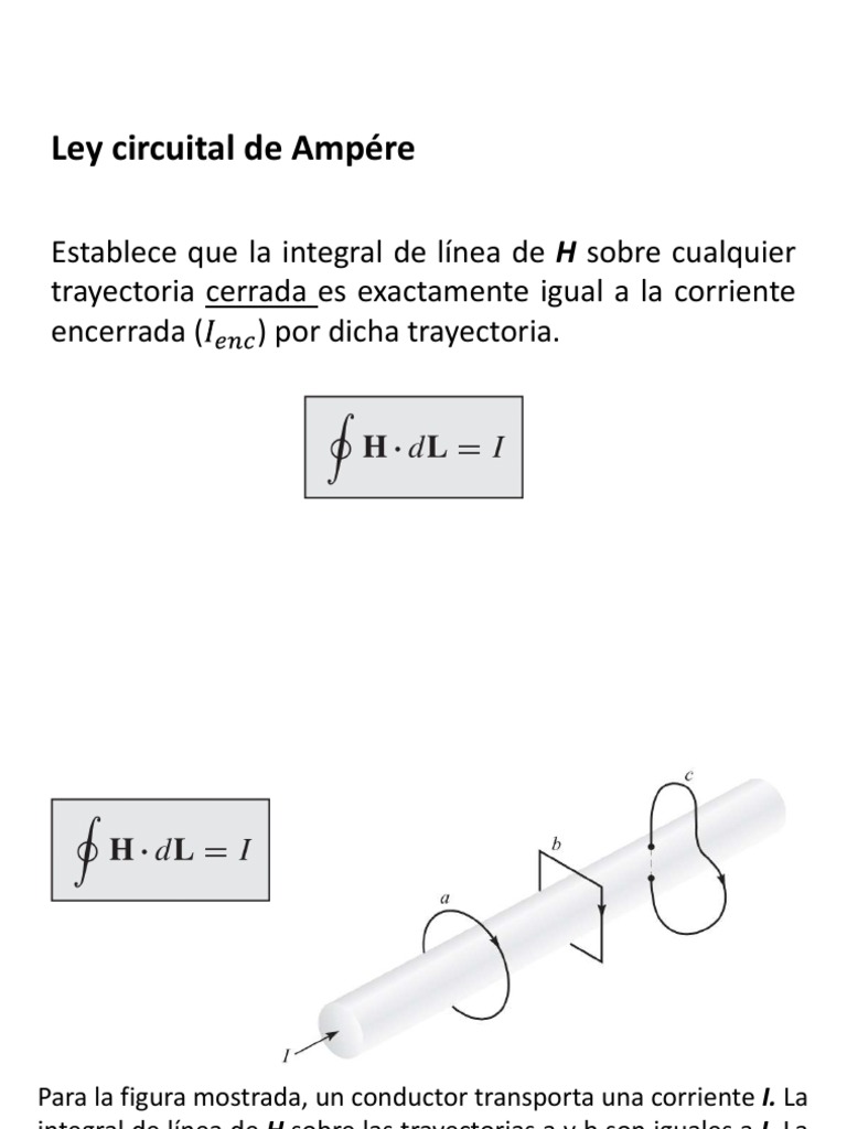 Ley de Ampere | PDF | Ciencia y matemáticas