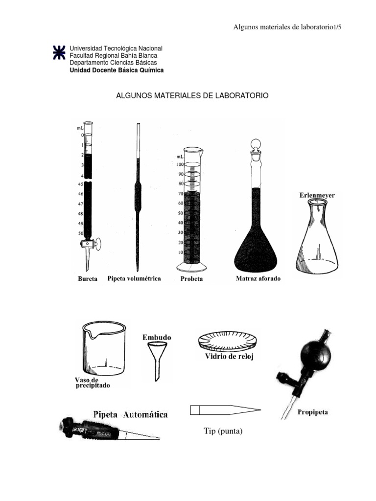 Material de Laboratorio | PDF