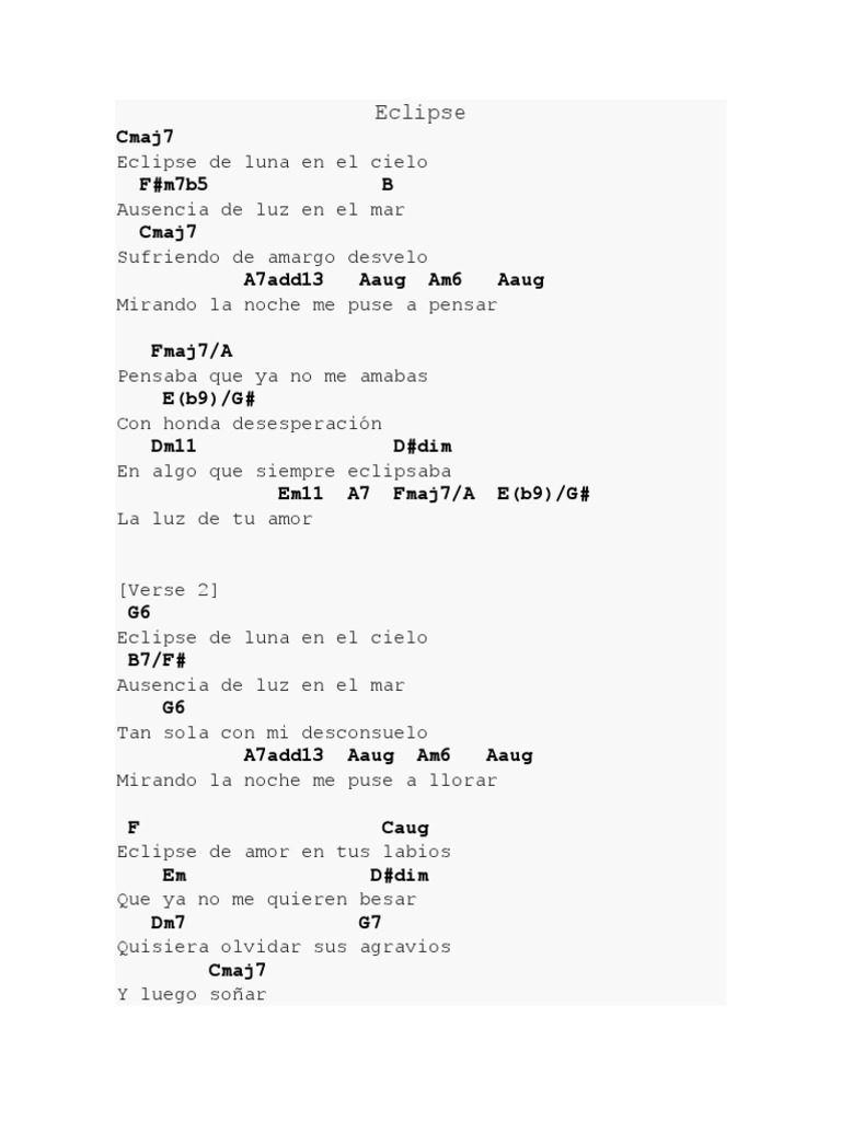 Eclipse de luna y amor perdido | PDF