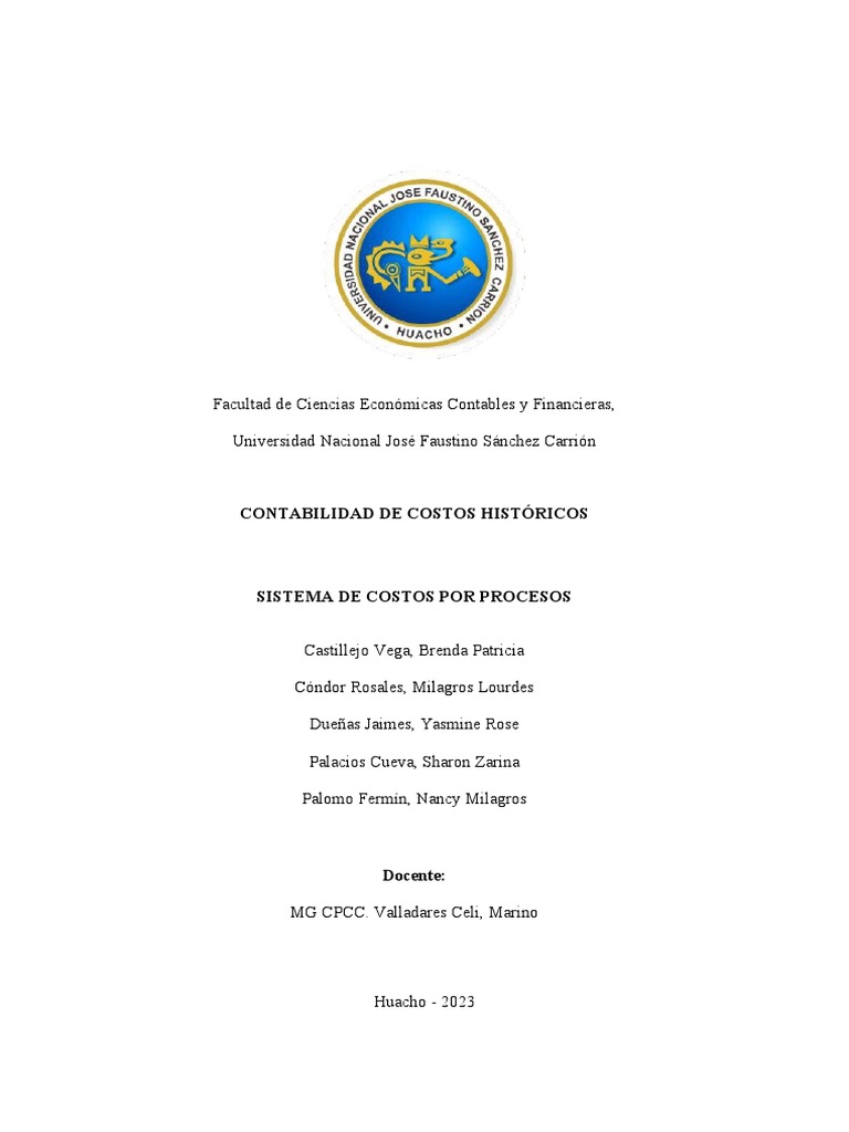 Caso Práctico - Sistema de Costos Conjuntos Final Grupo II | PDF | Costo | Mercado (economía)