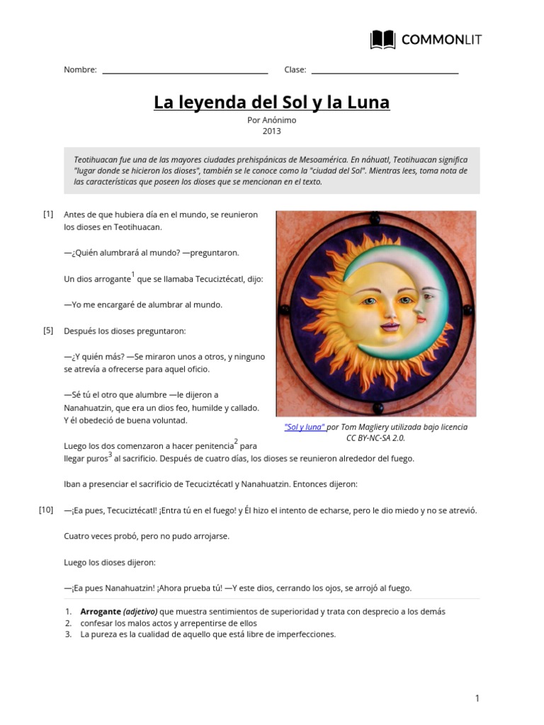 La Leyenda Del Sol y La Luna-Parents-12 | PDF
