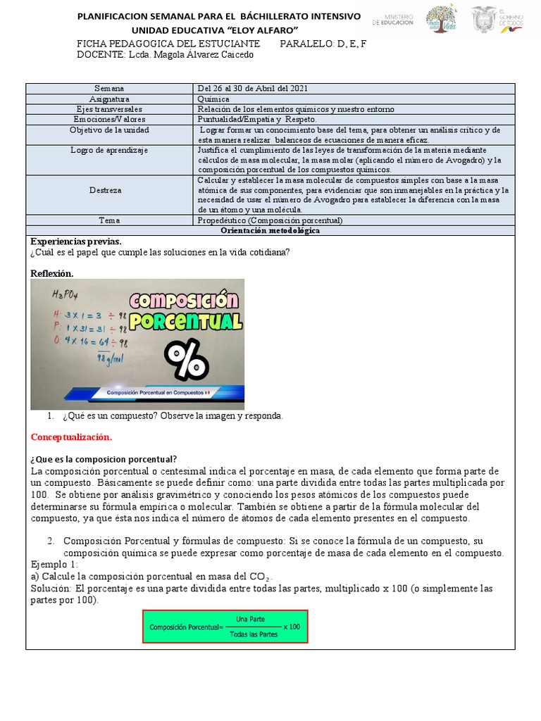 Semana 26 AL 30 DE ABRIL 3RO 2021 | PDF