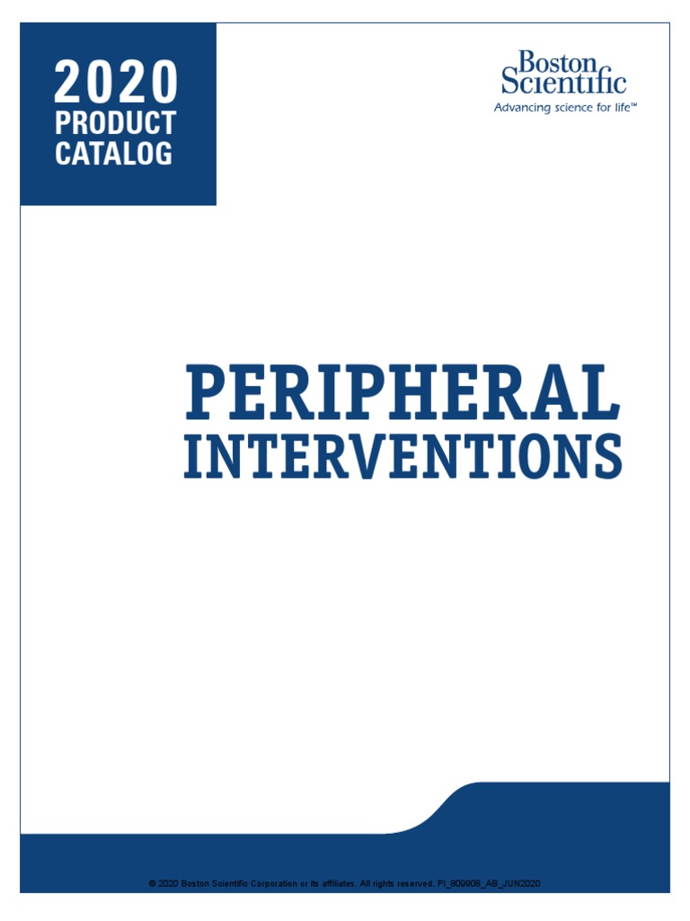 PI Product Catalog2020 | PDF | Catheter | Medicare (United States)