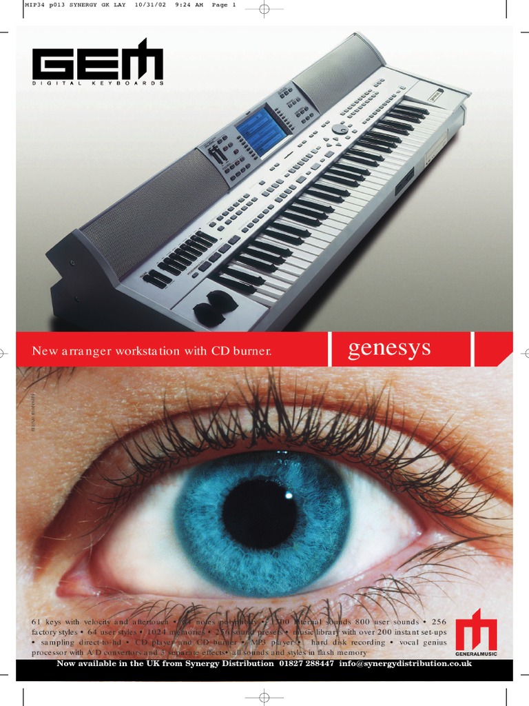 GEM Genesys SYNERGY Brochure | PDF