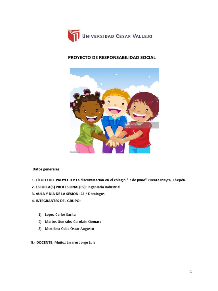 PROYECTO DE DDHH | PDF | Derechos humanos | Discriminación