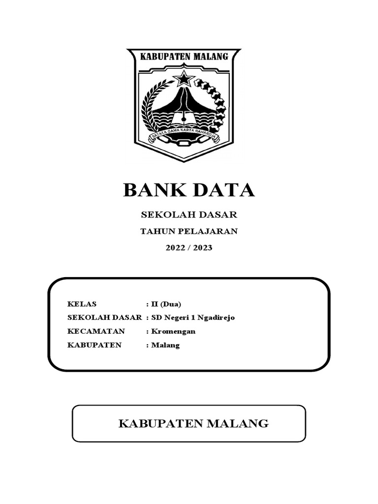 Bank Data KLS 2 Tapel 2022-2023 | PDF