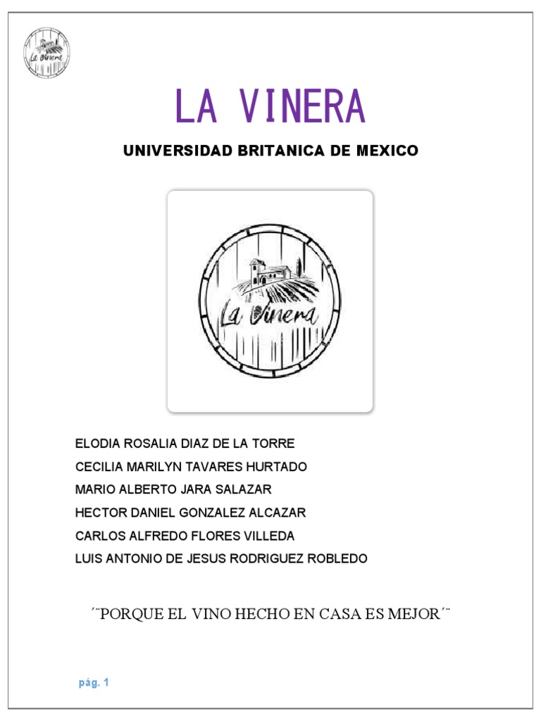 Final Vinera | PDF | Vino | Calidad (comercial)