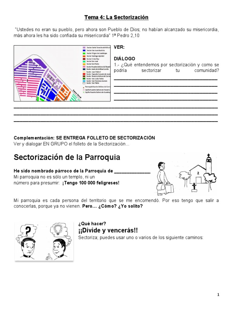 Tema 4. La Sectorizacion COMPLETO | PDF