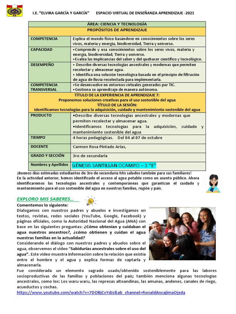 Eda 7 - Act 2 - Identificamos Tecnologías para La Adquisición, Cuidado y Mantenimiento ...