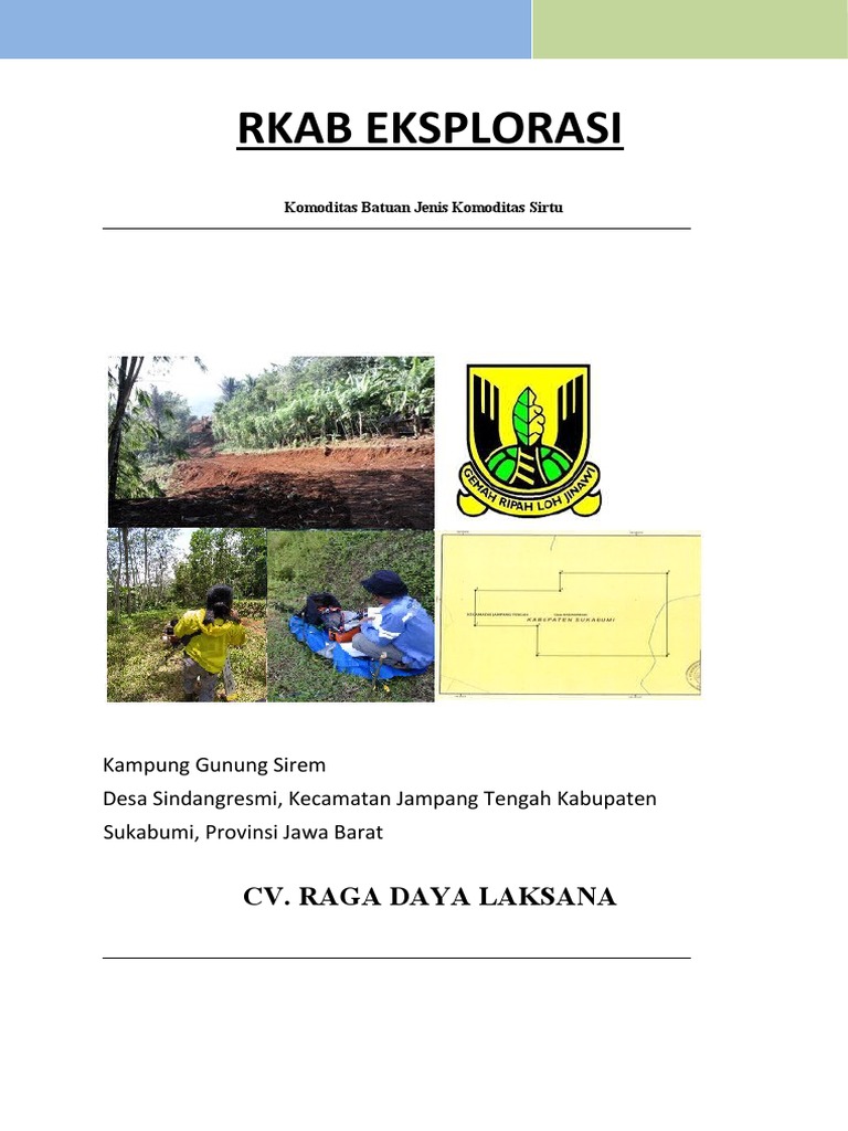 RKAB Eksplorasi | PDF