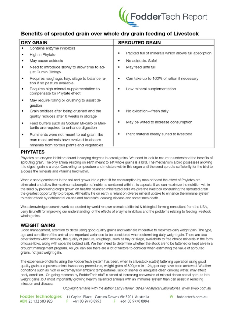 FodderTech Ausralia | PDF